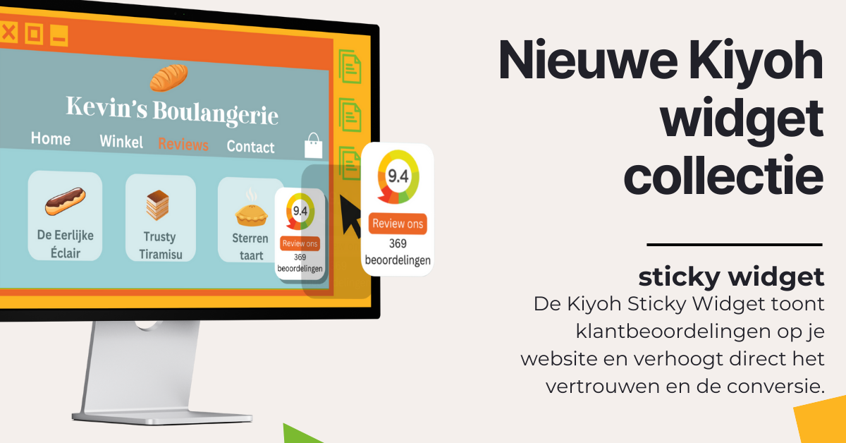 » Maak kennis met de Kiyoh Sticky Widget – Blijf zichtbaar en verzamel meer reviews!